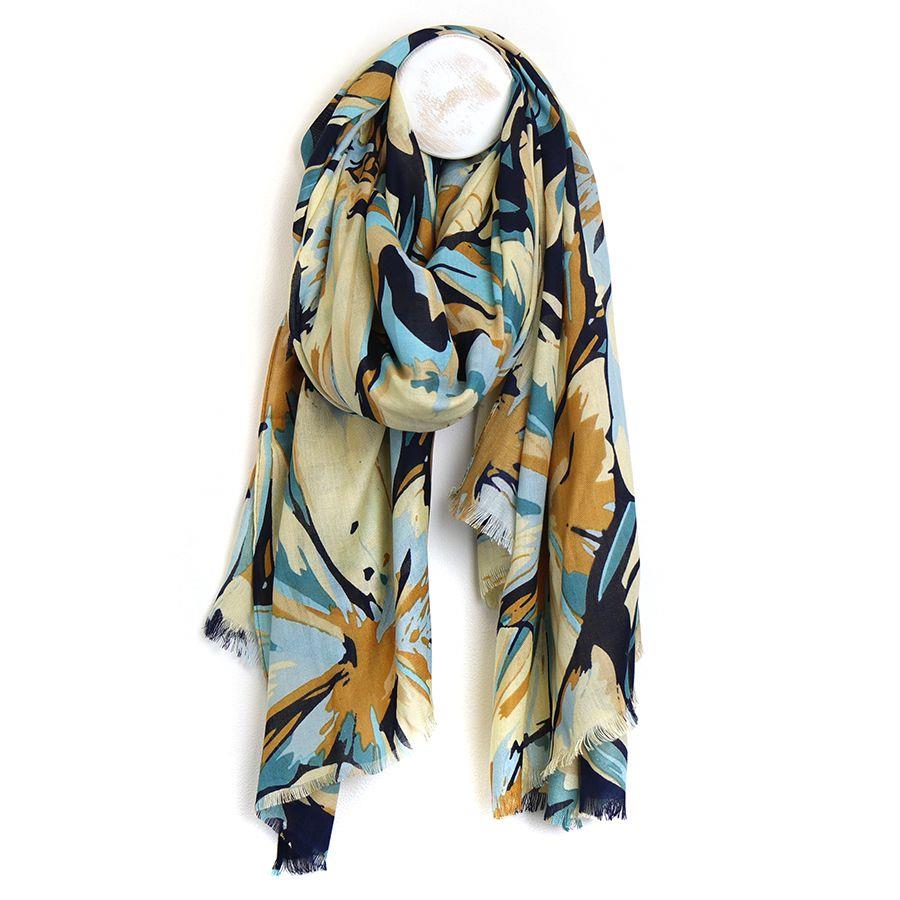 Bold Deep Blue Summer Scarf – The Haven Fashion & Lifestyle
